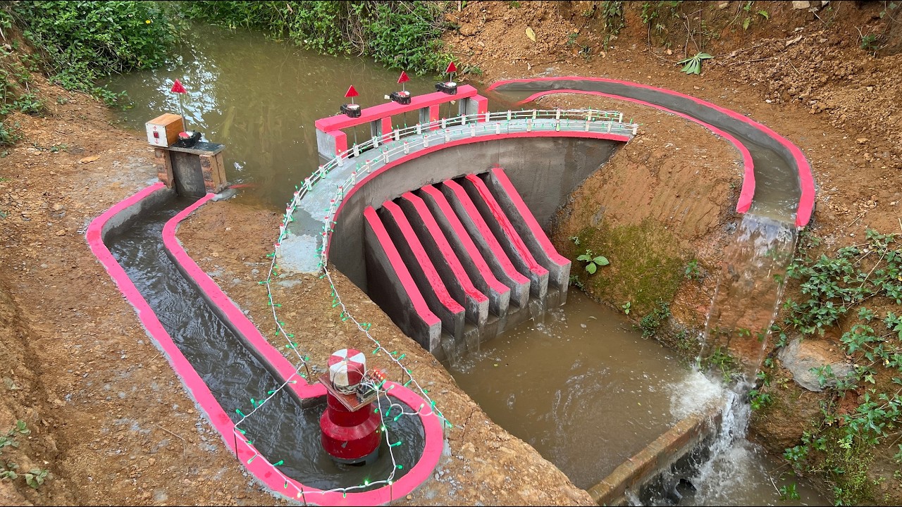 I built a mini hydropower plant! 💧
