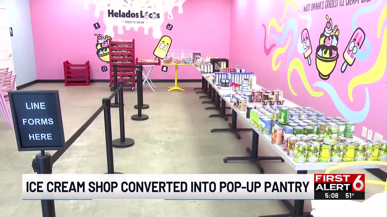 Omaha ice cream shop becomes food pantry pop-up to feed families ahead ...