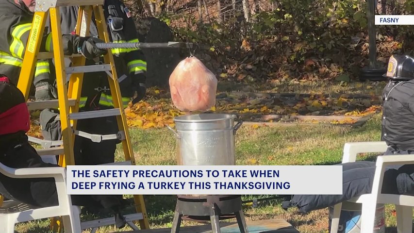 Deep frying a turkey? Here are some Thanksgiving cooking safety tips