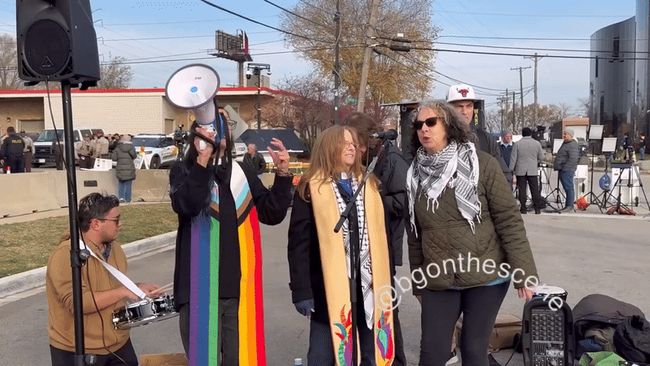 Protest Music Collective Performs Outside Broadview ICE Facility