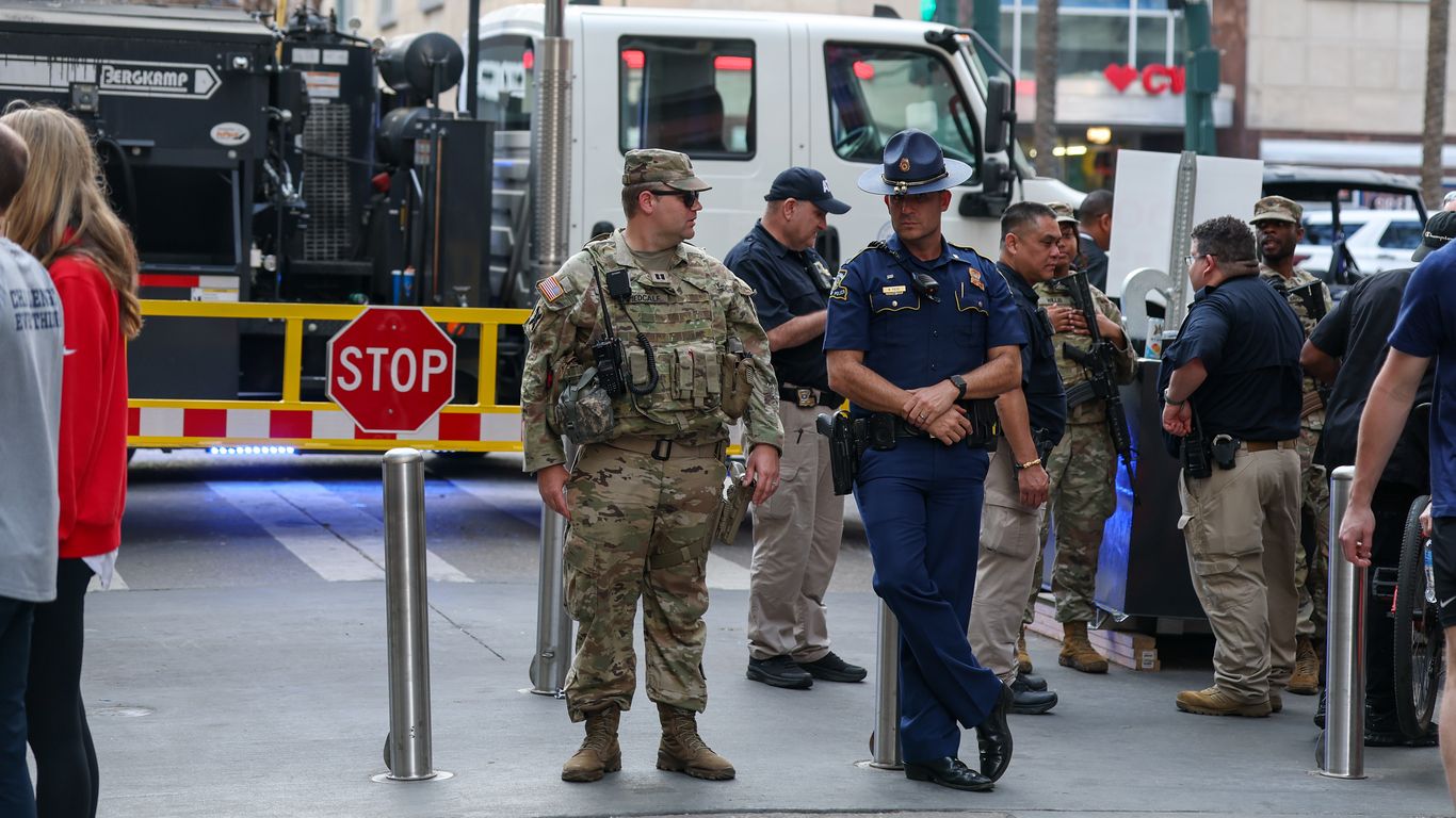 National Guard arrives for Bayou Classic security