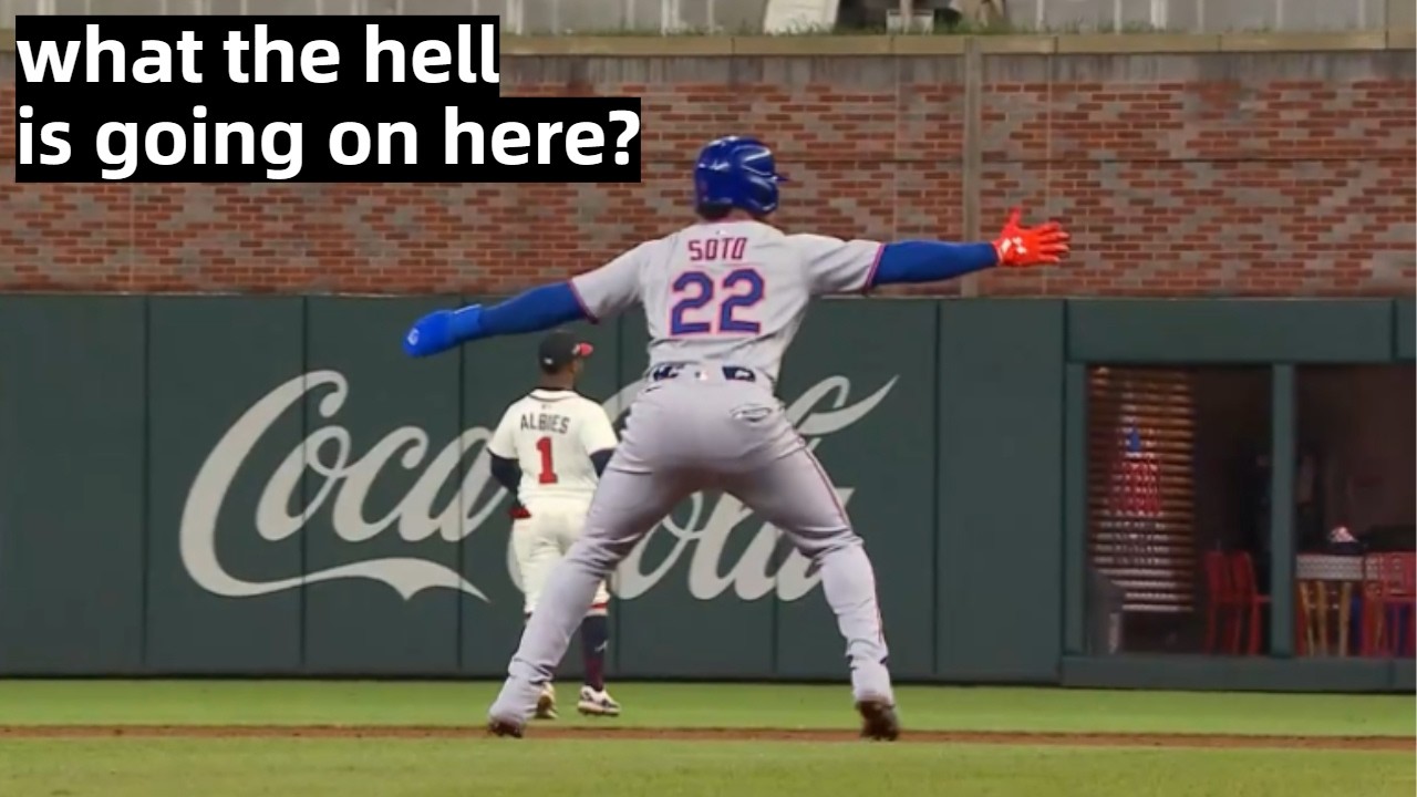 Juan Soto just ran into one of the dumbest double plays you’ll ever see