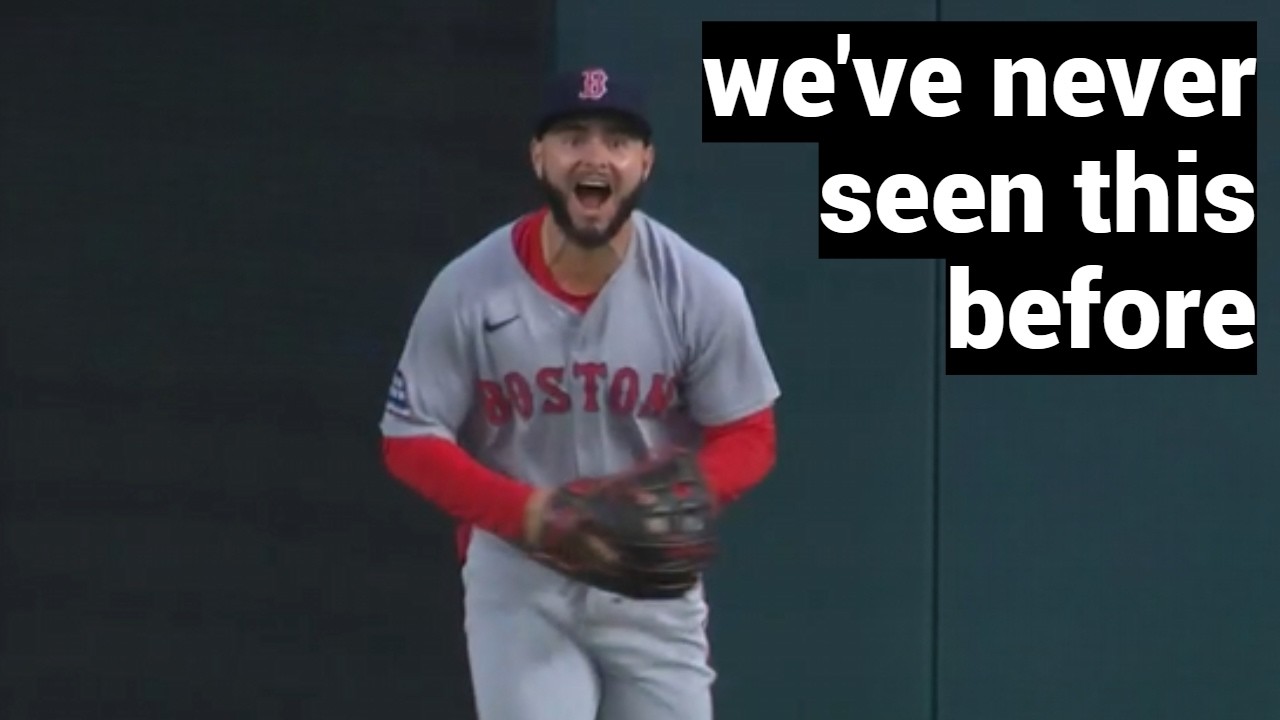 The Red Sox just pulled off a play that we've never seen before on an ...
