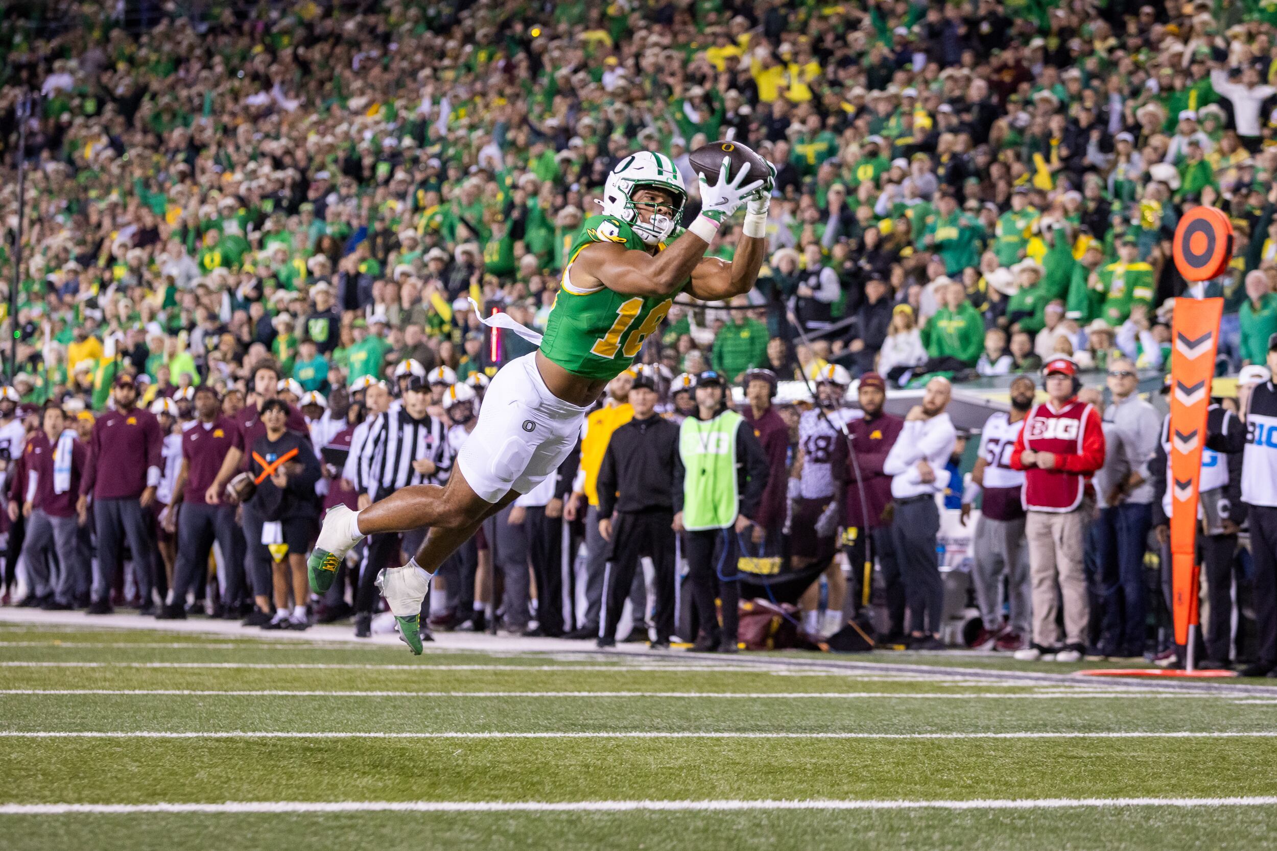 Oregon’s Kenyon Sadiq named a finalist for John Mackey Award