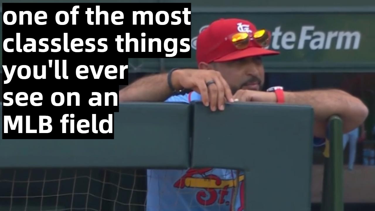 We just saw one of the pettiest things you’ll ever see on an MLB field