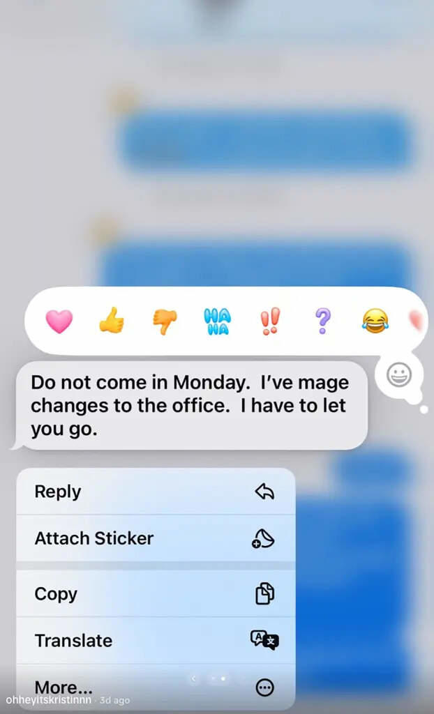 ‘Do not come in Monday’: Texas mom fired by drunk boss’ late-night text ...