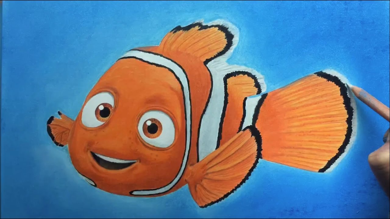 Nemo from Finding Nemo – Timelapse Art Creation