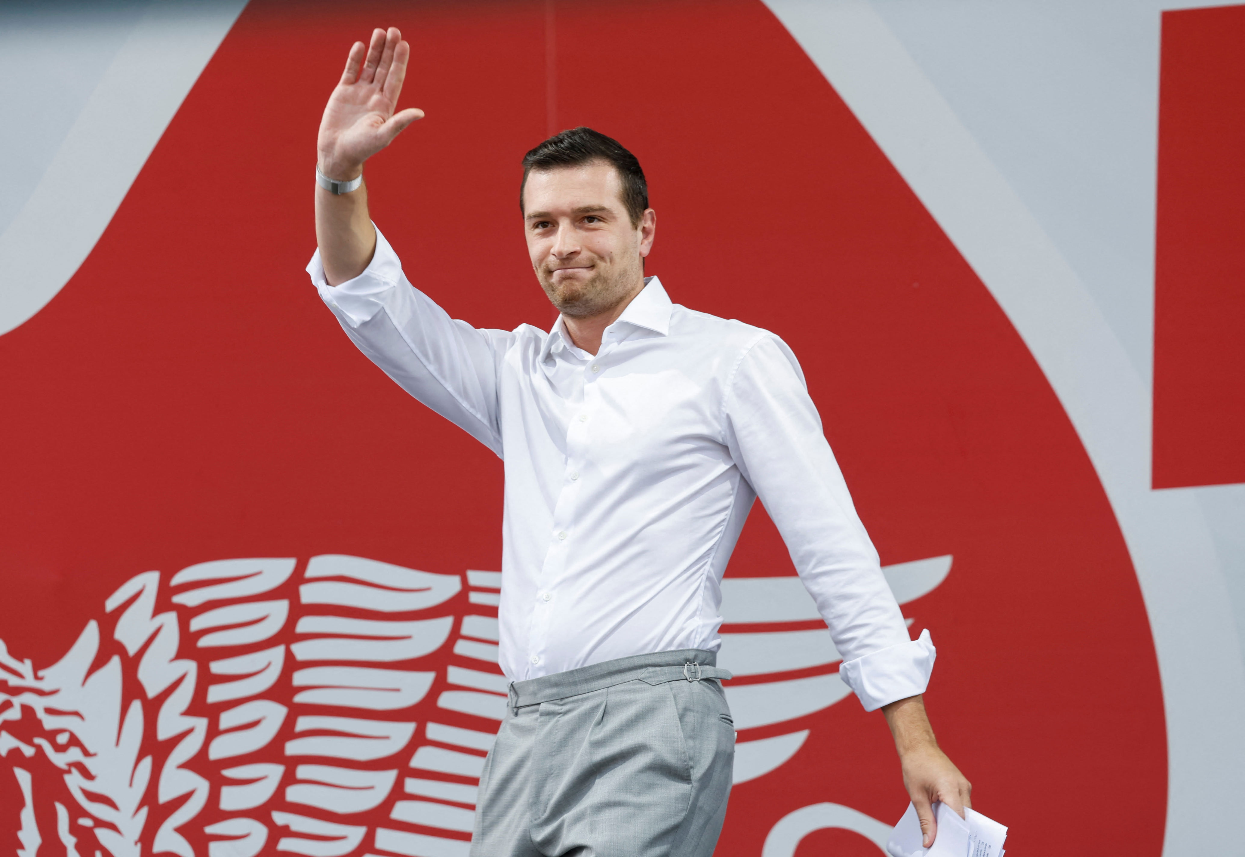 French poll shows far-right leader Bardella winning presidential election