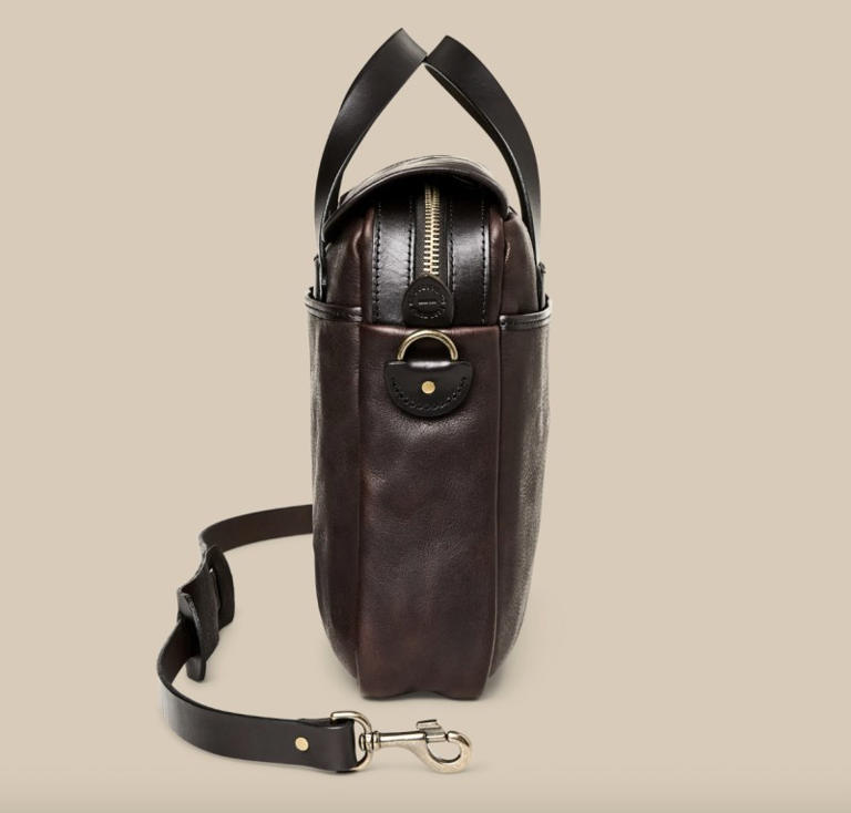 Filson’s leather Original Briefcase: heritage design reimagined for today