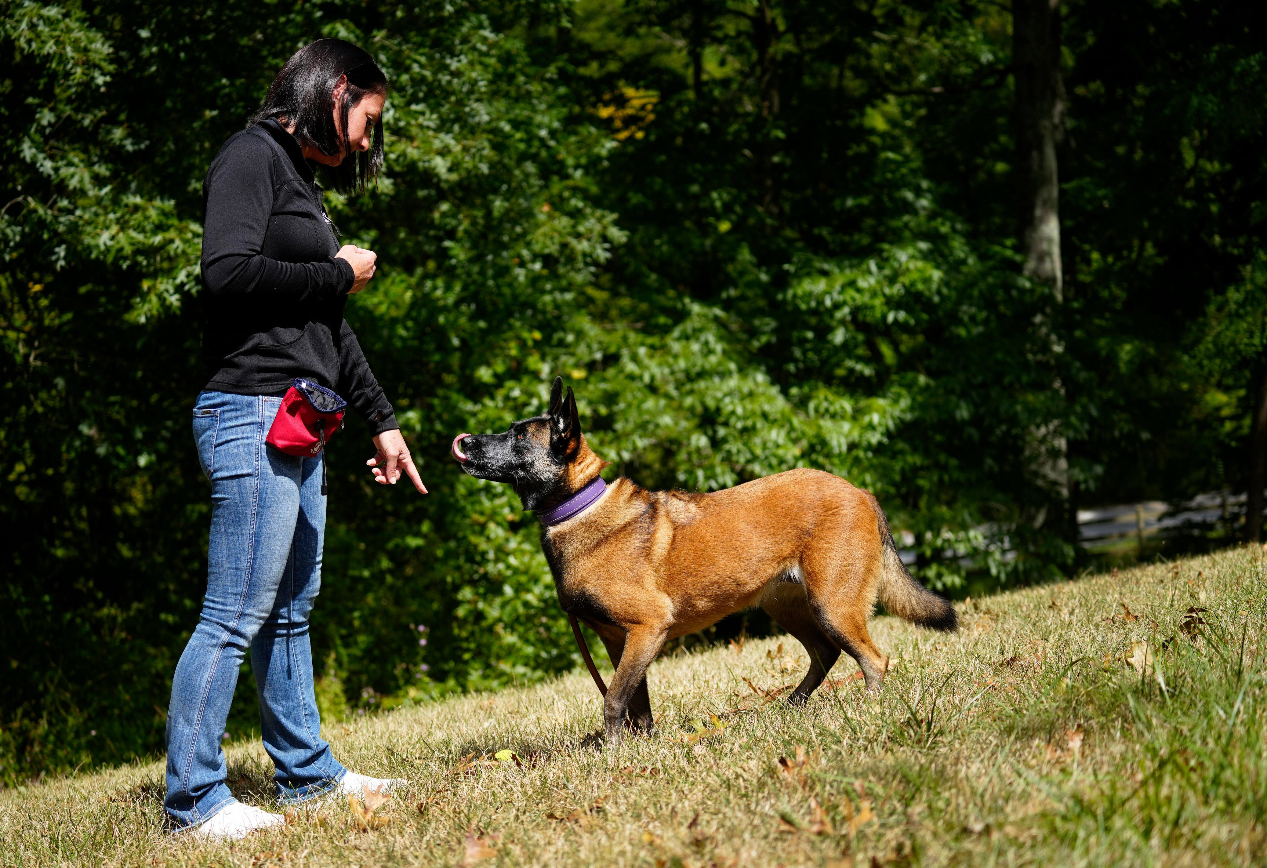 It's a bird! It's a plane! It's...Megan-Kate Hoover, who trained ...