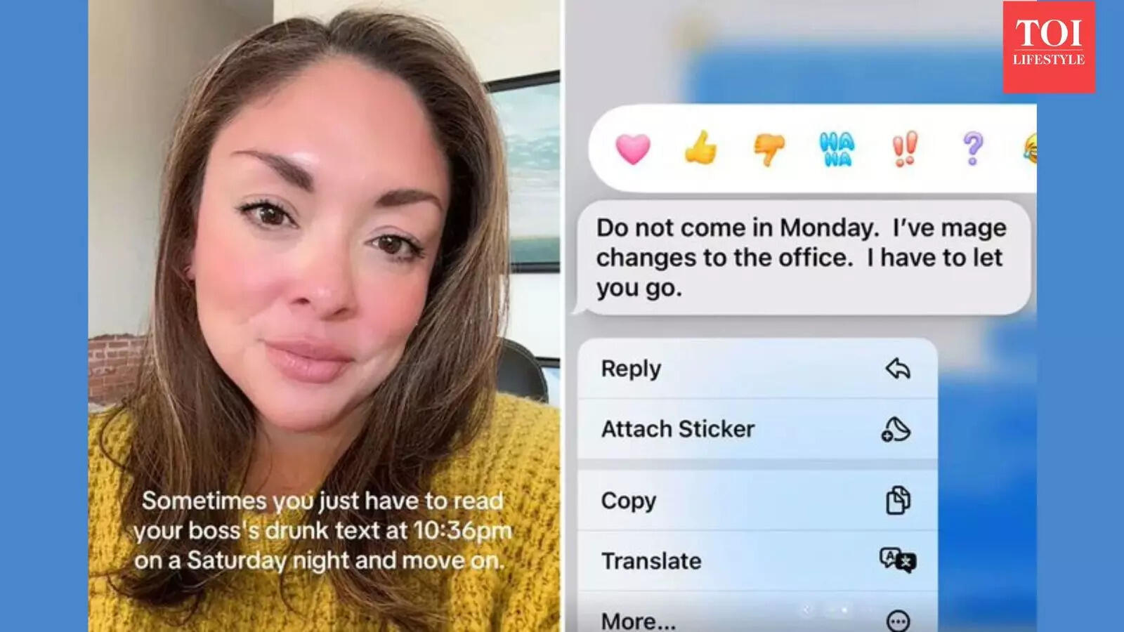 ‘Do not come in Monday’: Texas mom fired by drunk boss’ late-night text ...
