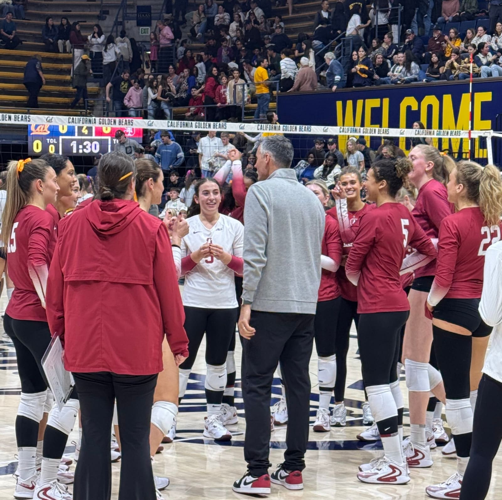 Recap: No. 5 Stanford Women’s Volleyball gets Big Spike sweep at Cal