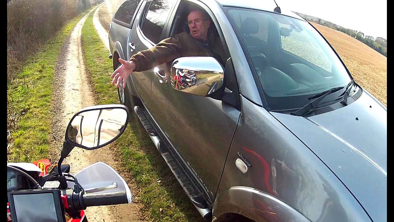 Upsetting the locals on my dirt bike