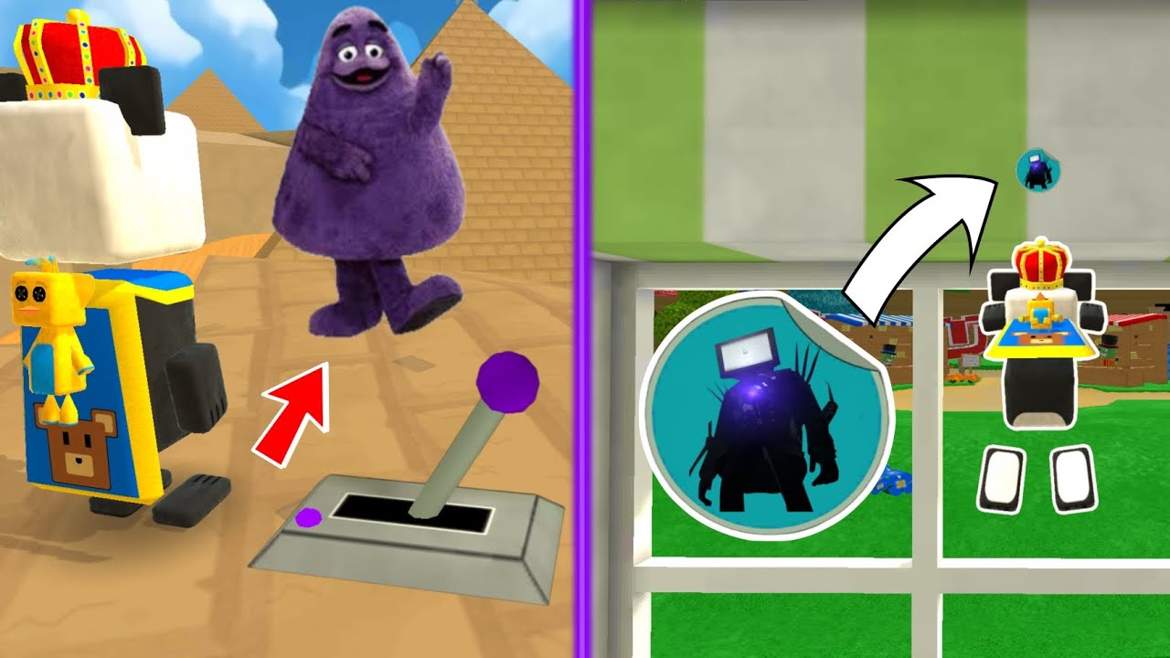 Met a Grimace and Secret Sticker TV Man | Super Bear Adventure walkthrough