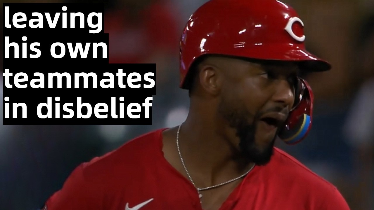 Elly De La Cruz just scored from first base on a routine single to ...