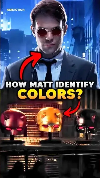 How Daredevil Identity Different Colors? #daredevil