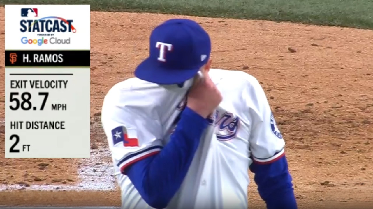The Rangers just turned a 2 foot grounder into a walk off home run