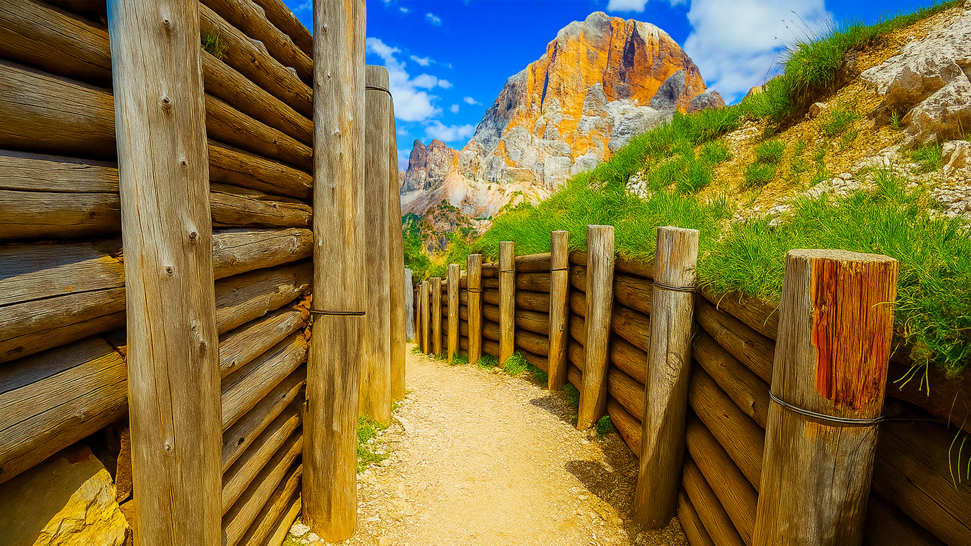 Dolomites: Scenic Views at Cinque Torri (4K)