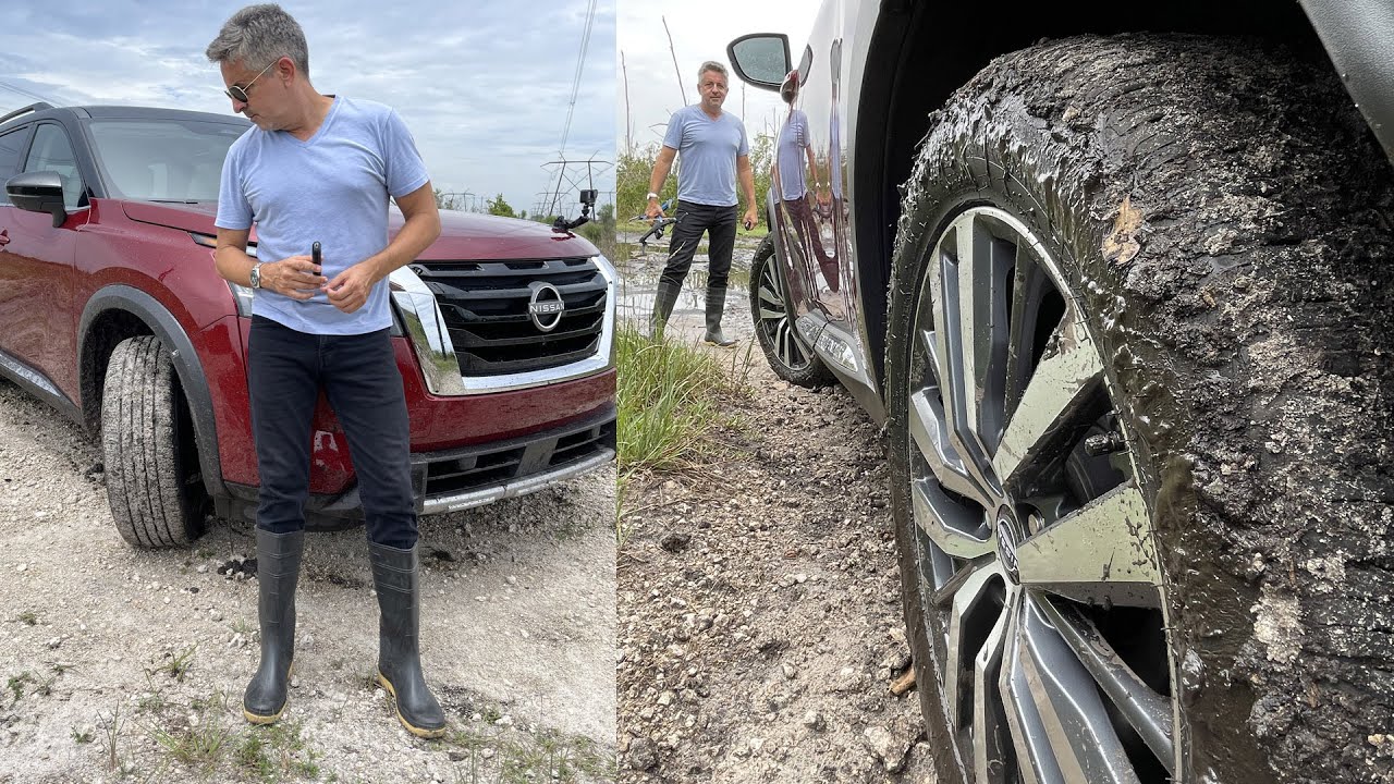 ¿Qué pasó con el fango?• 2022 Nissan Pathfinder Platinum