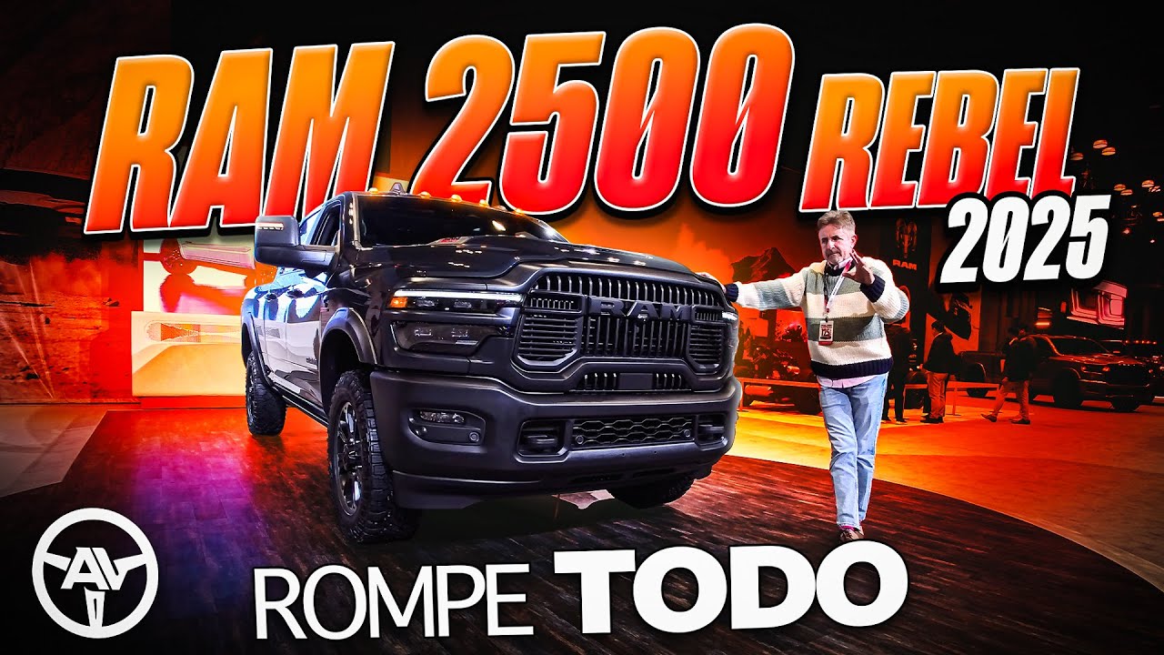 Ram 2500 Rebel 2025 • 1,075 lb-ft de torque • La mejor pickup diésel ...