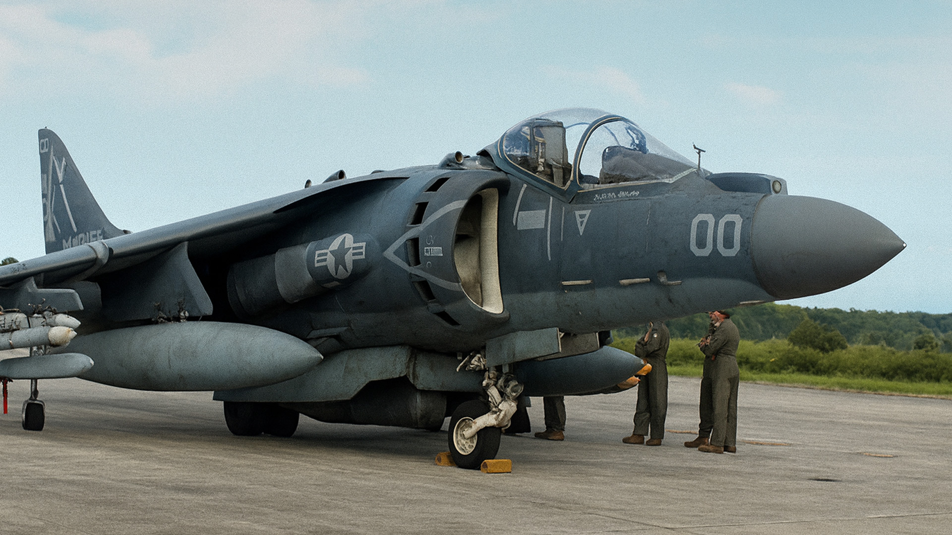 Marines Prepare AV-8B Harriers for Ordnance Training