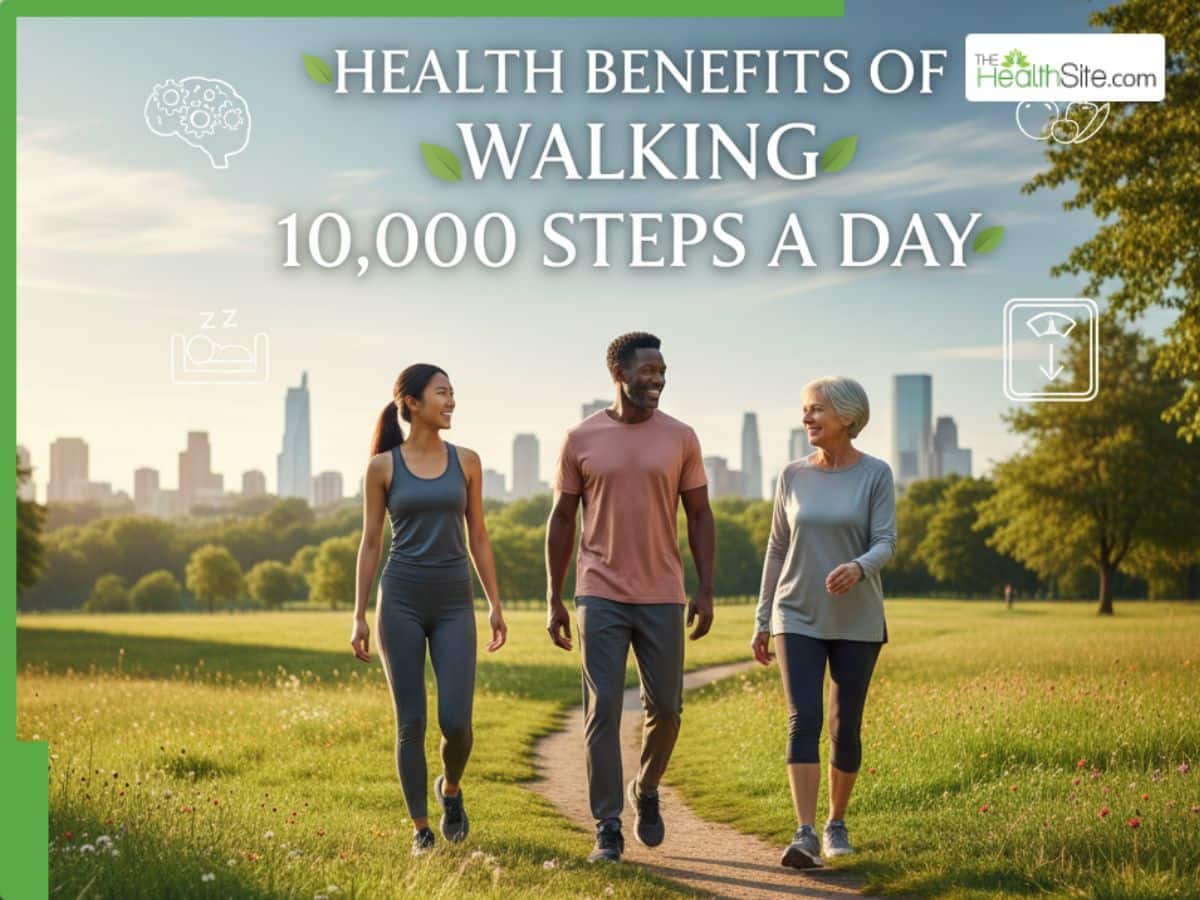 7 Powerful Health Benefits Of Walking 10,000 Steps A Day For Your Body ...