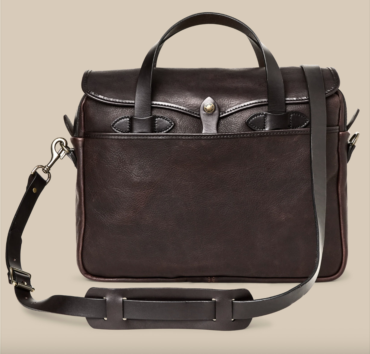 Filson’s leather Original Briefcase: heritage design reimagined for today