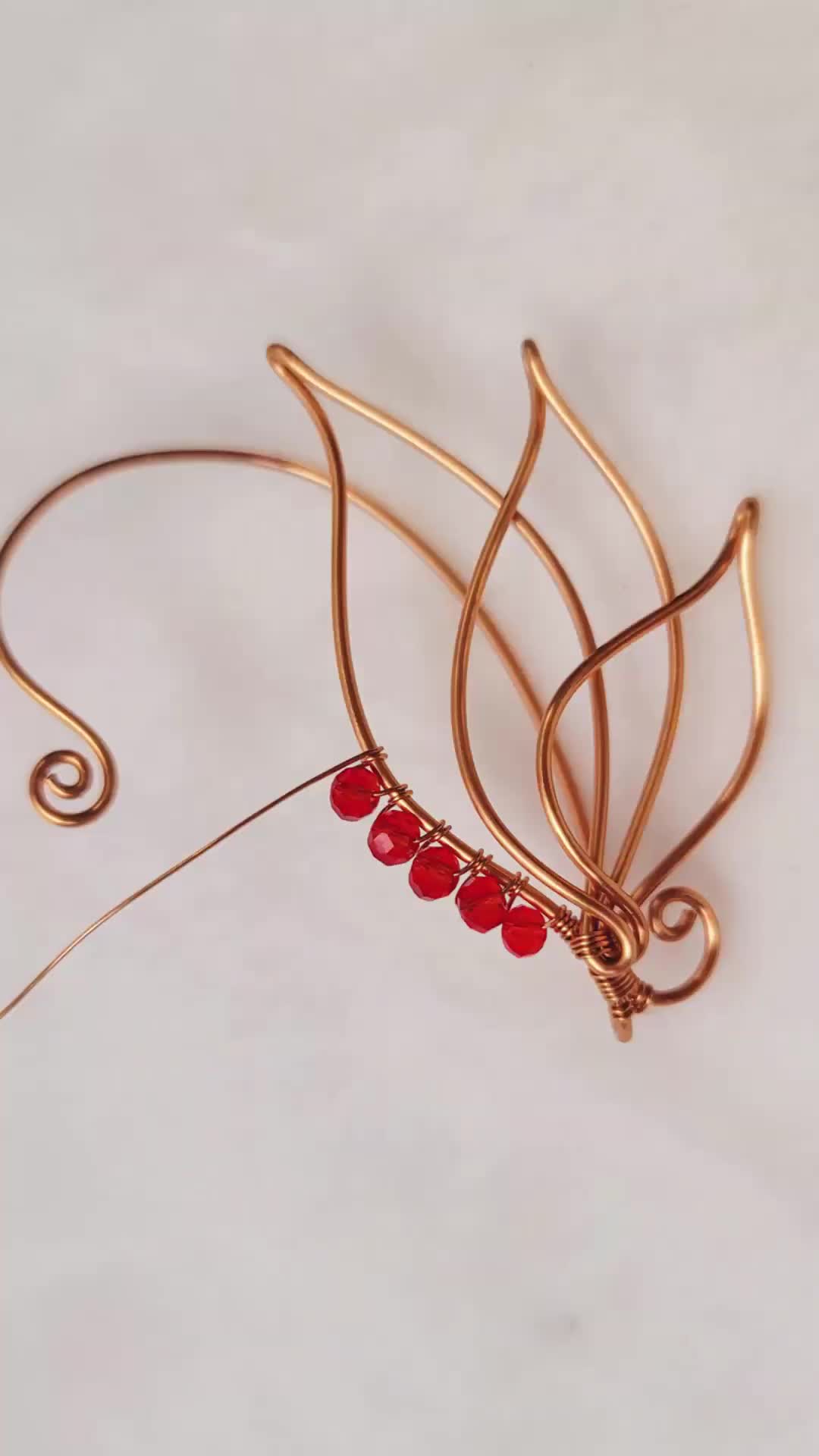 angel wings earcuff #simple #crystal #diy #jewelry #beautiful ...