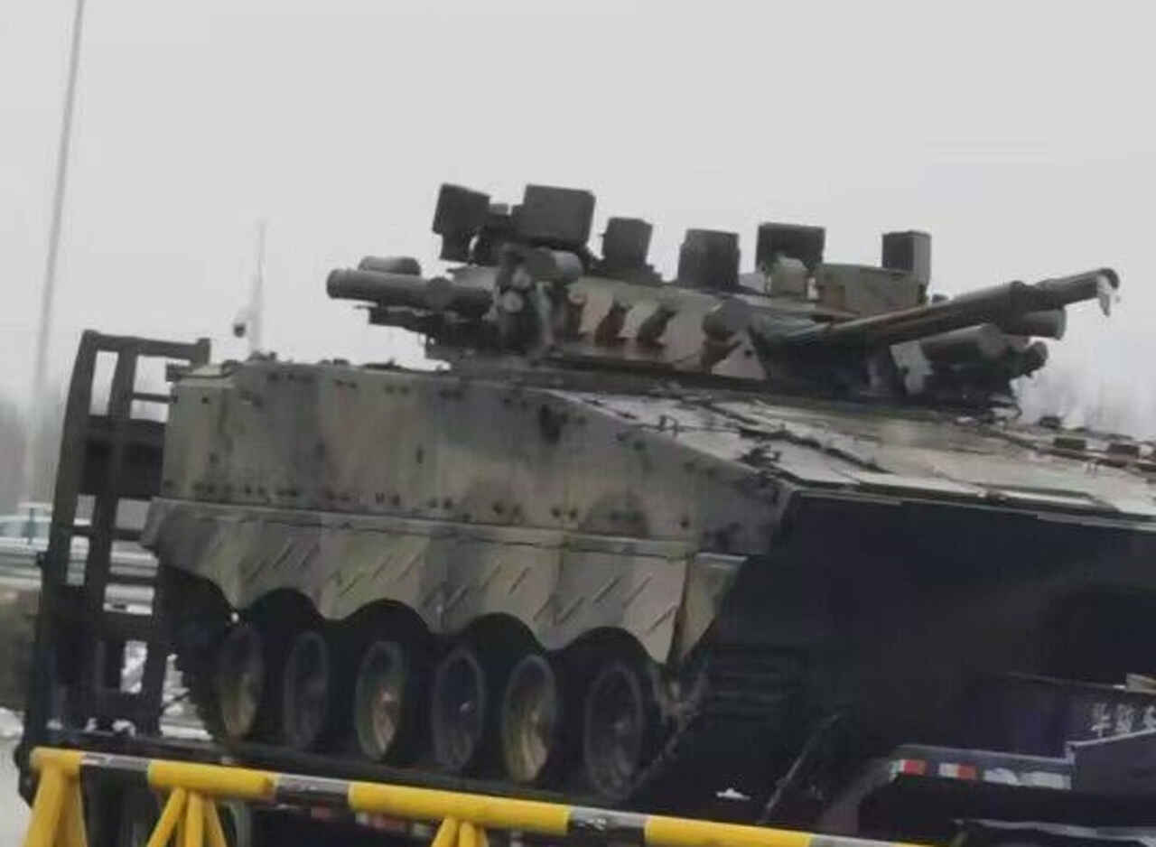 China tests new infantry fighting vehicle equipped with an advanced ...