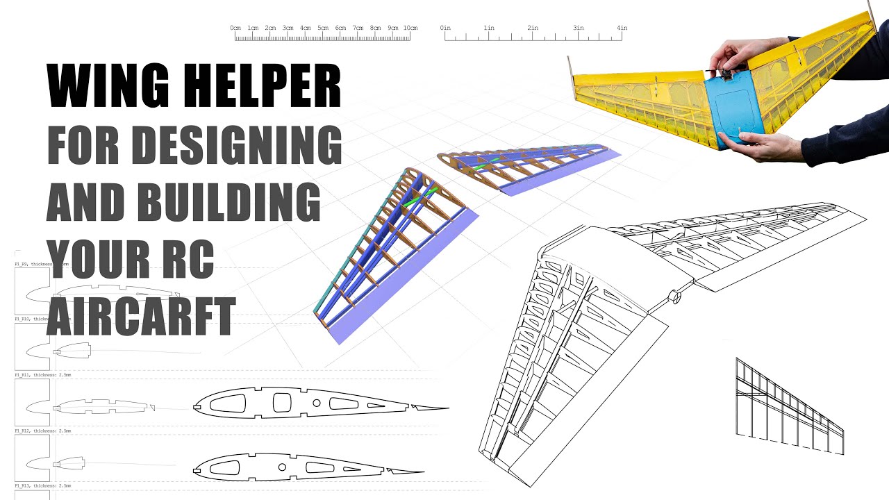 Designing a wing structure for your UAV or RC aircraft | Wing Helper