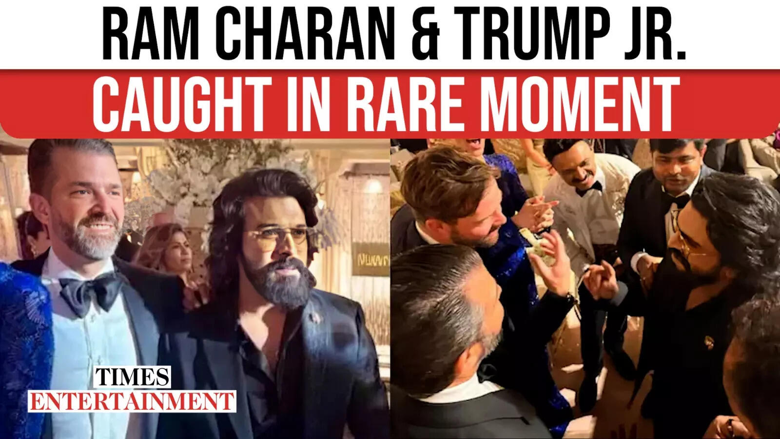 Ram Charan Meets Donald Trump Jr. At Lavish Udaipur Billionaire Wedding!