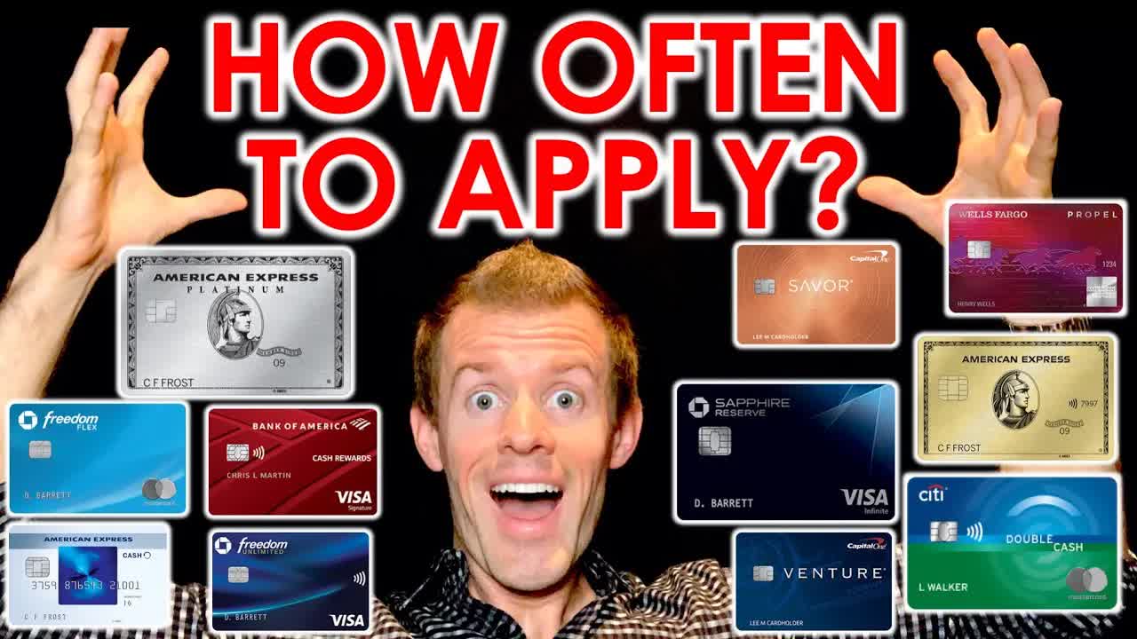 Credit cards 101: How often to apply for credit cards