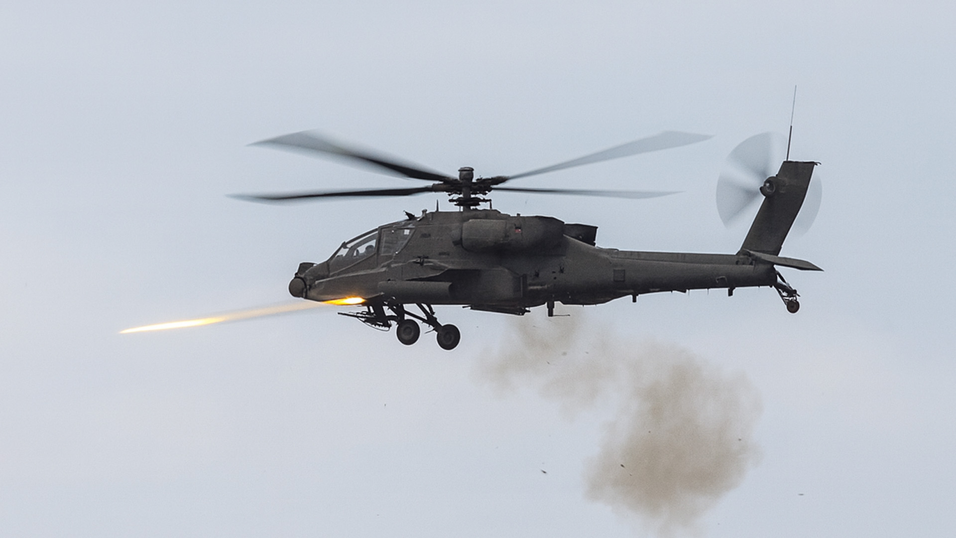U.S. and Polish Forces Train With Apache Helicopters
