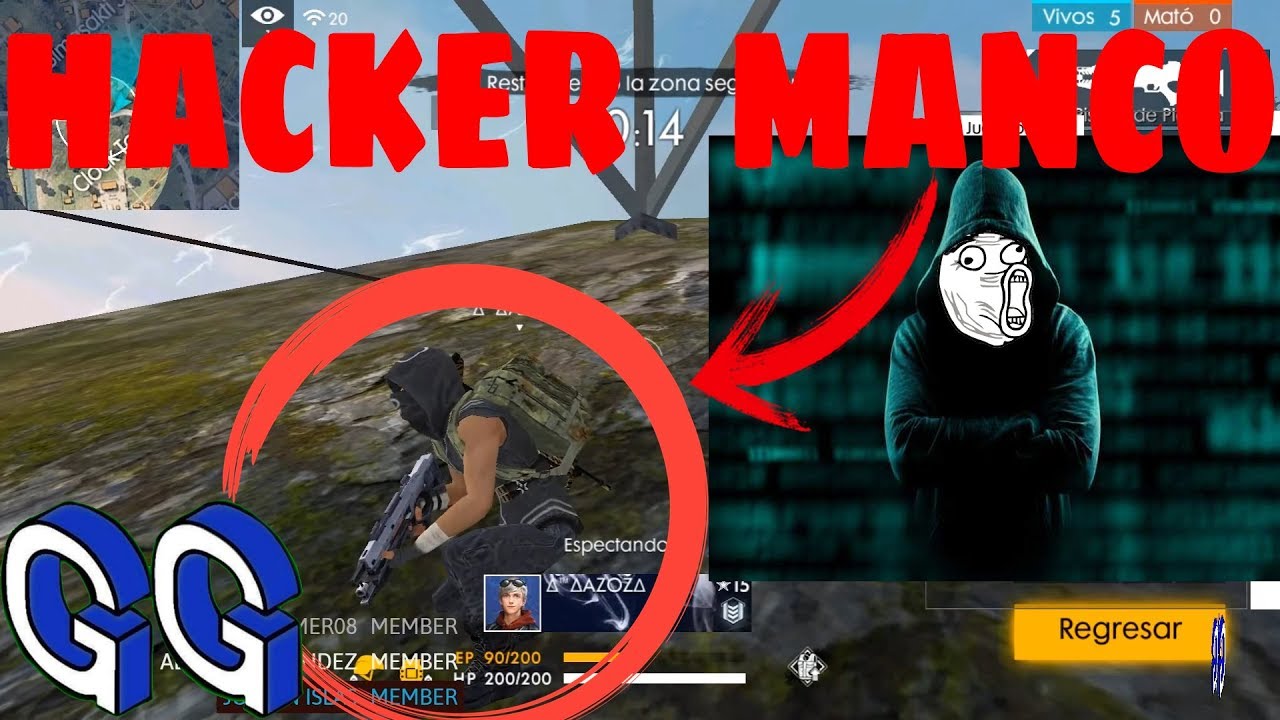 EL HACKER MAS MANCO DE FREE FIRE EN MI SALA PRIVADA