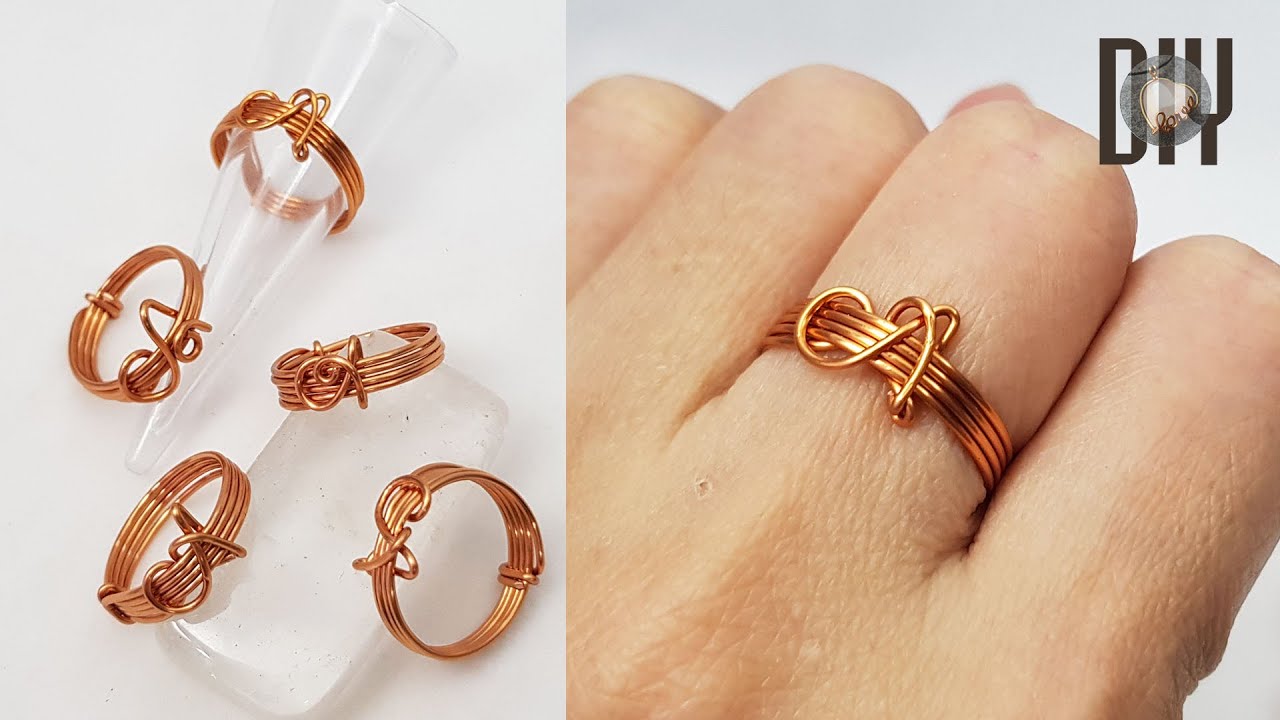 Letter A | Rings | Letters | Simplicity | How to do | Wire jewelry ...