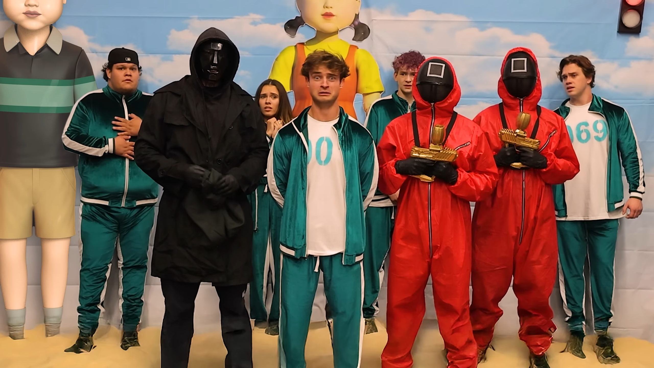 Hiding from Squid Game guards