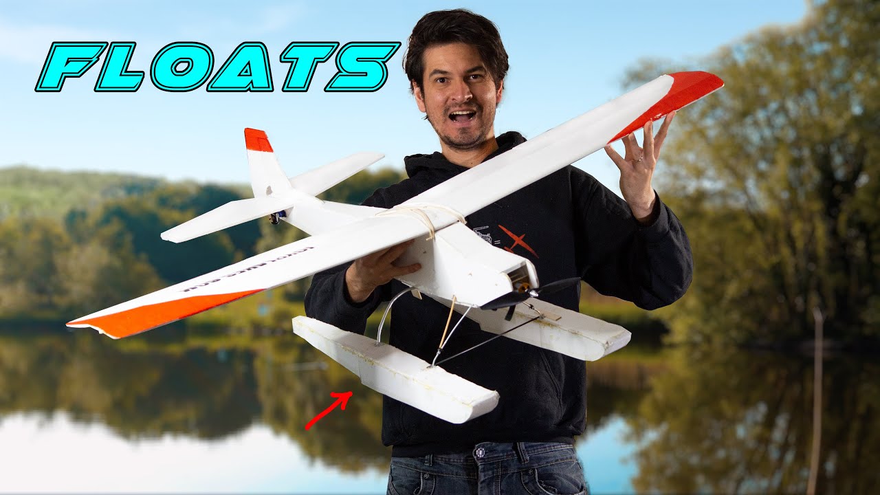 Making DIY pontoons / floats for an RC airplane