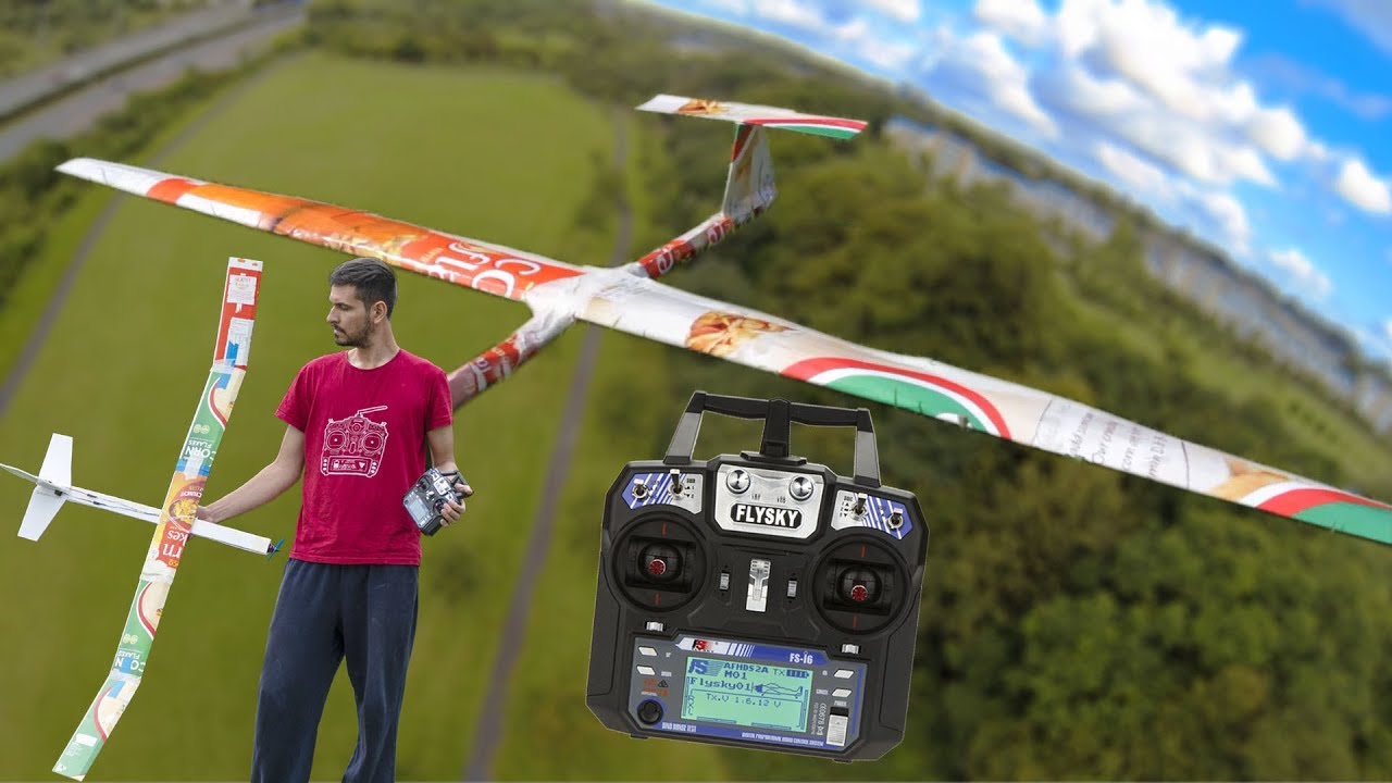 How to make a huge radio-controlled cardboard airplane