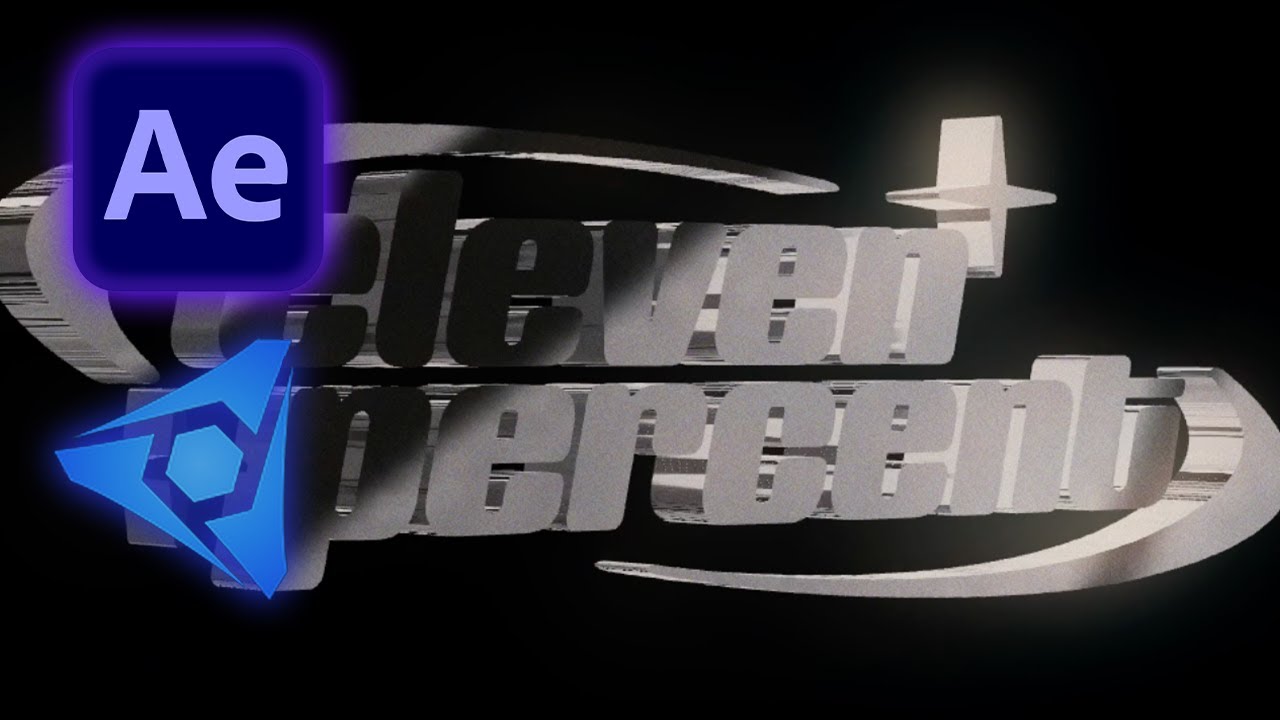 Make a 3D Chrome Rotating Logo Effect — After Effects Tutorial