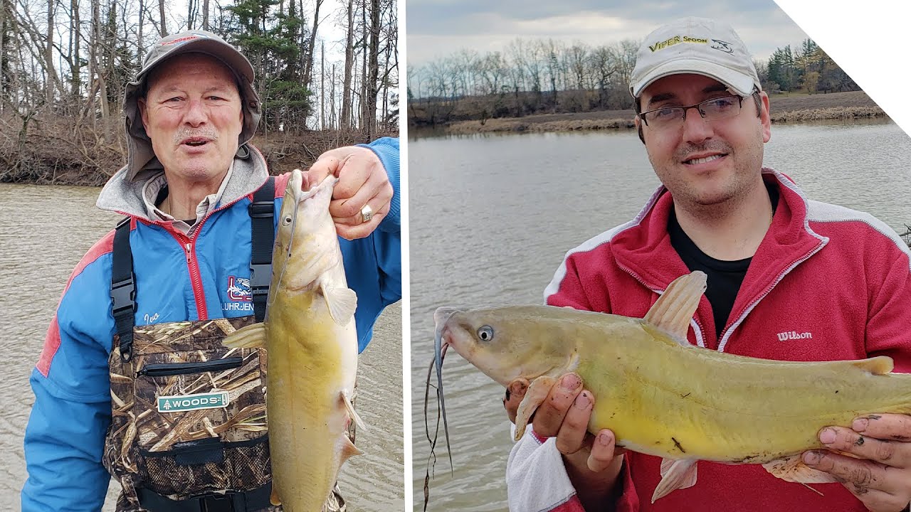 Channel catfish from the muddy shorelines and a simple setup