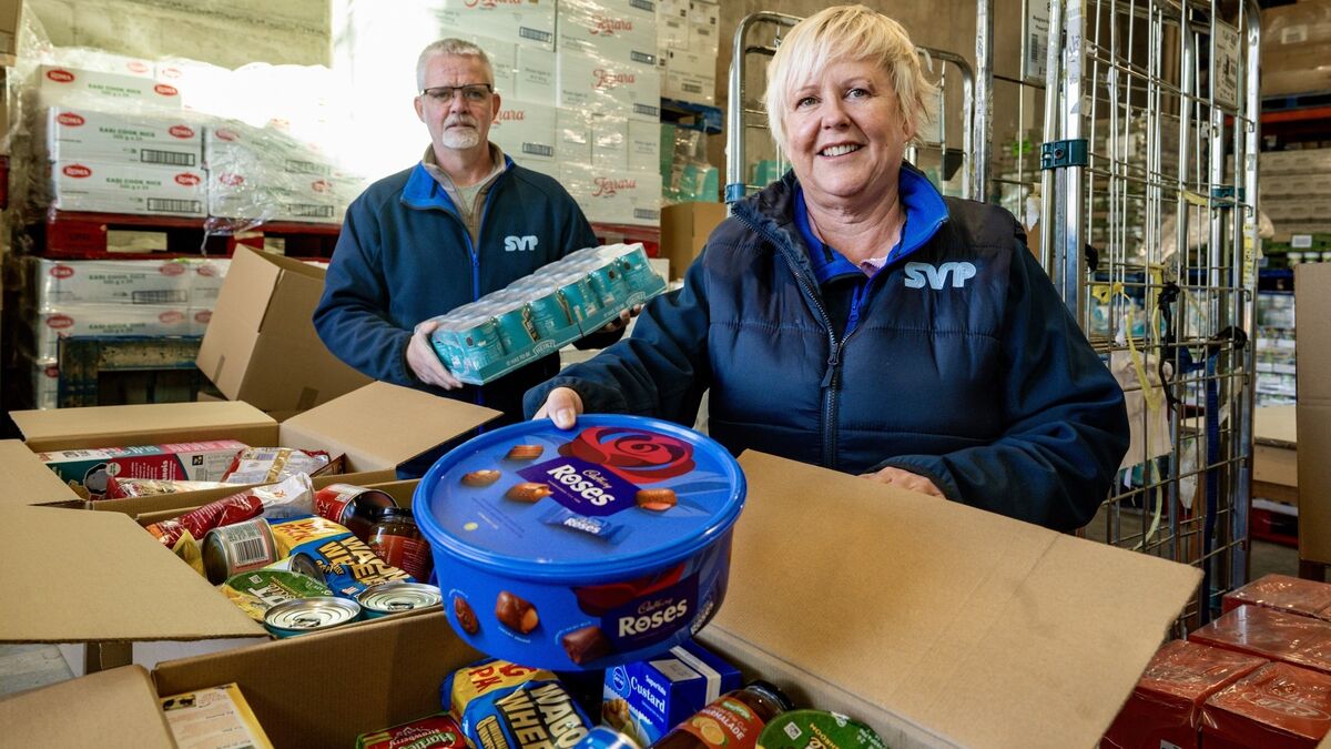 SVP prepares Christmas hampers as charity launches fundraising drive
