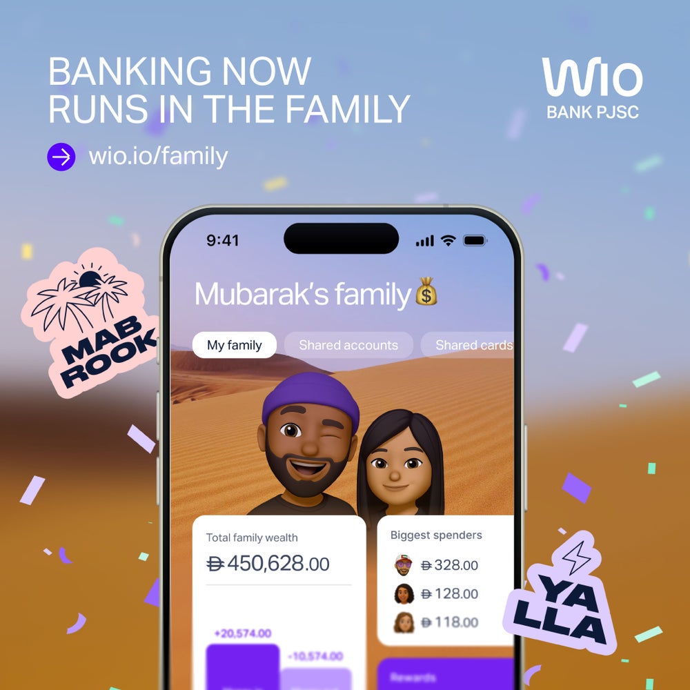 Wio Bank Launches 'Wio Family' - The UAE's First Shared Banking ...