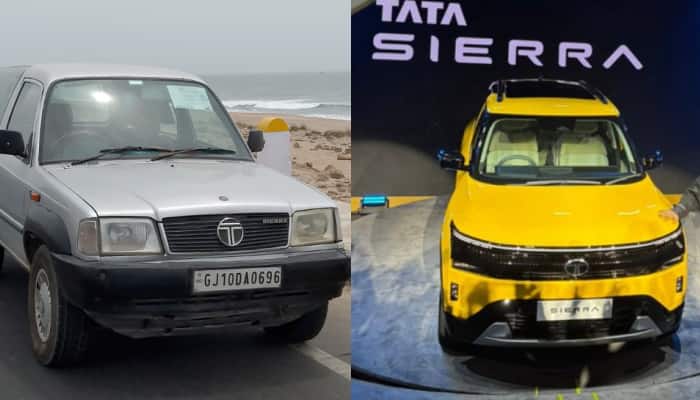 Old vs New Tata Sierra: How The Iconic SUV Transformed Over Years ...