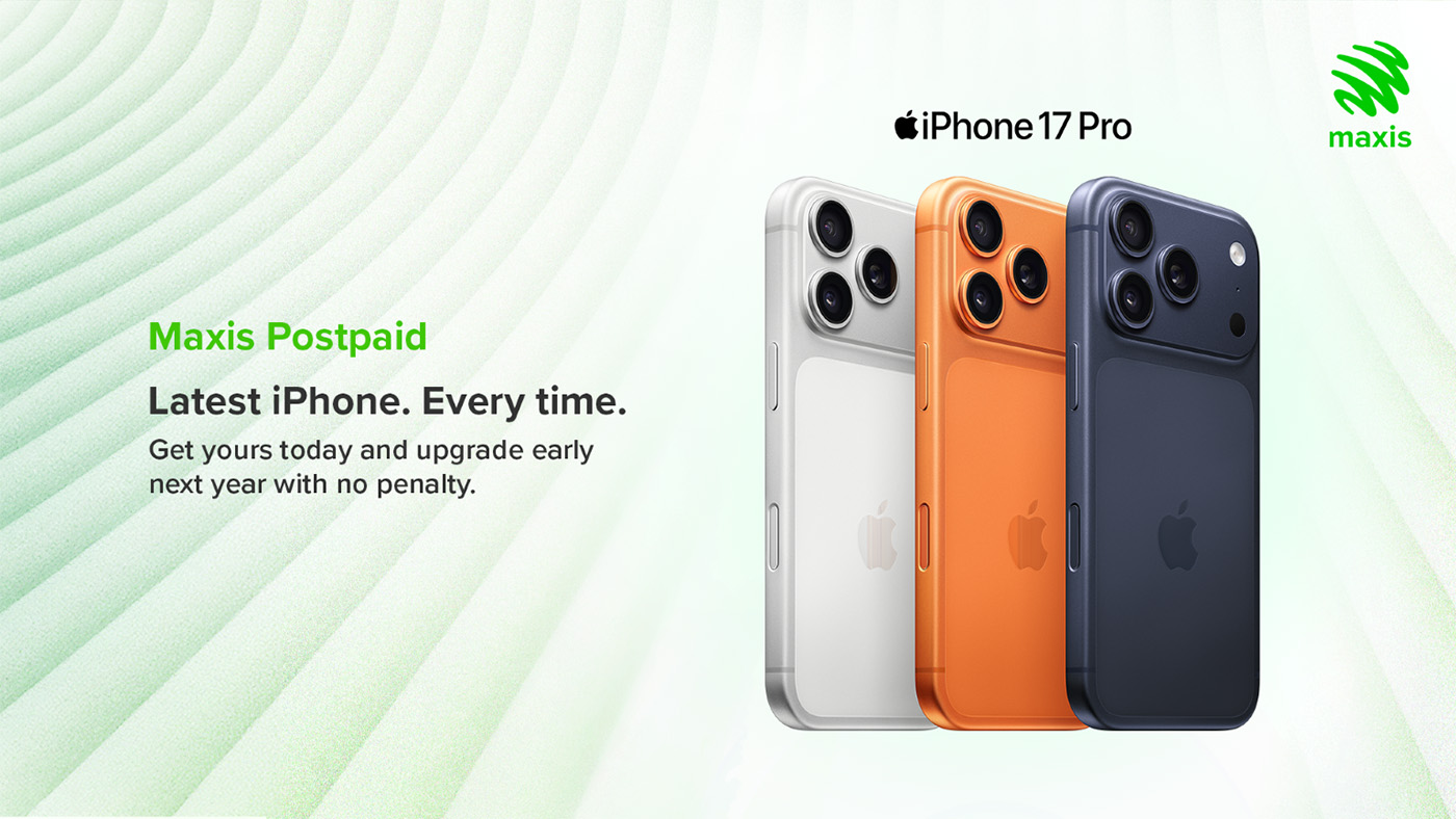 Maxis lets you switch to a new iPhone every year without paying extra ...