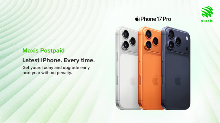 Maxis lets you switch to a new iPhone every year without paying extra ...