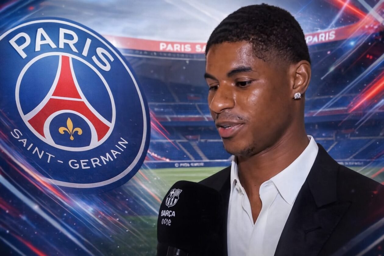 Le PSG veut voler Marcus Rashford au Barça : la guerre est lancée
