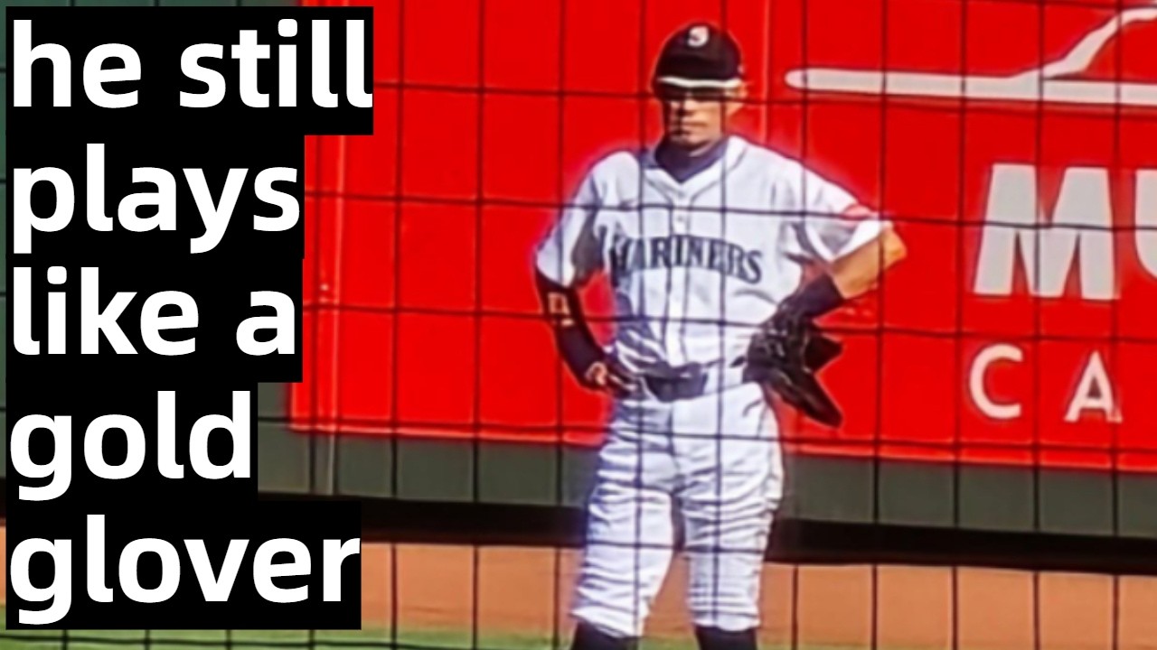 We just got a chance to see Ichiro Suzuki play on an MLB field again
