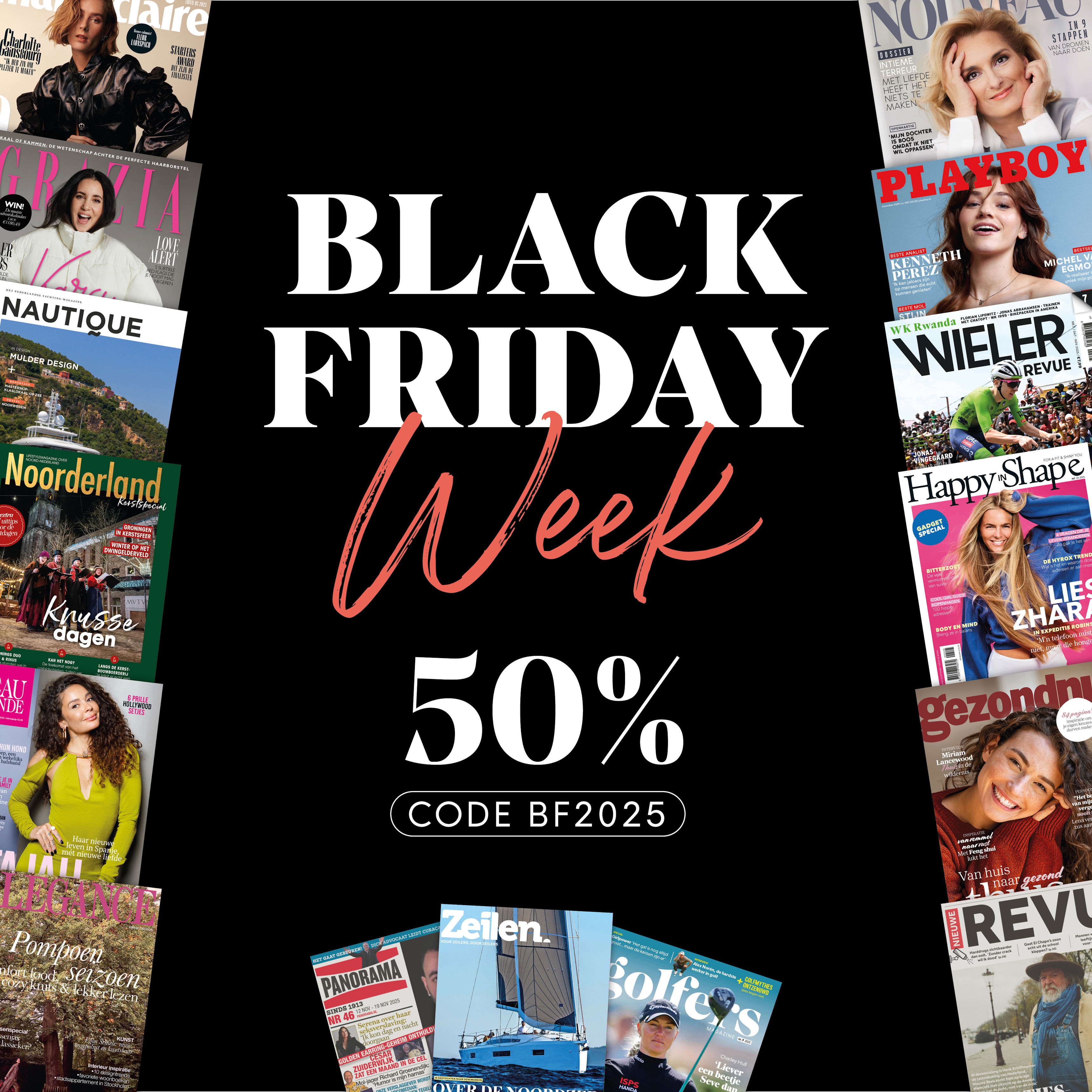 Black Friday Week bij Elegance: 50% korting op álle abonnementen met ...
