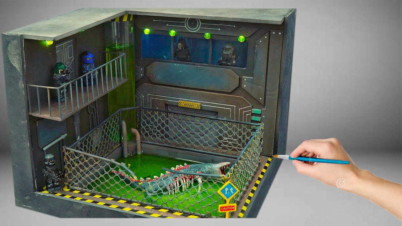 Building a sci-fi monster diorama: Detailed clay sculpt, resin effects ...
