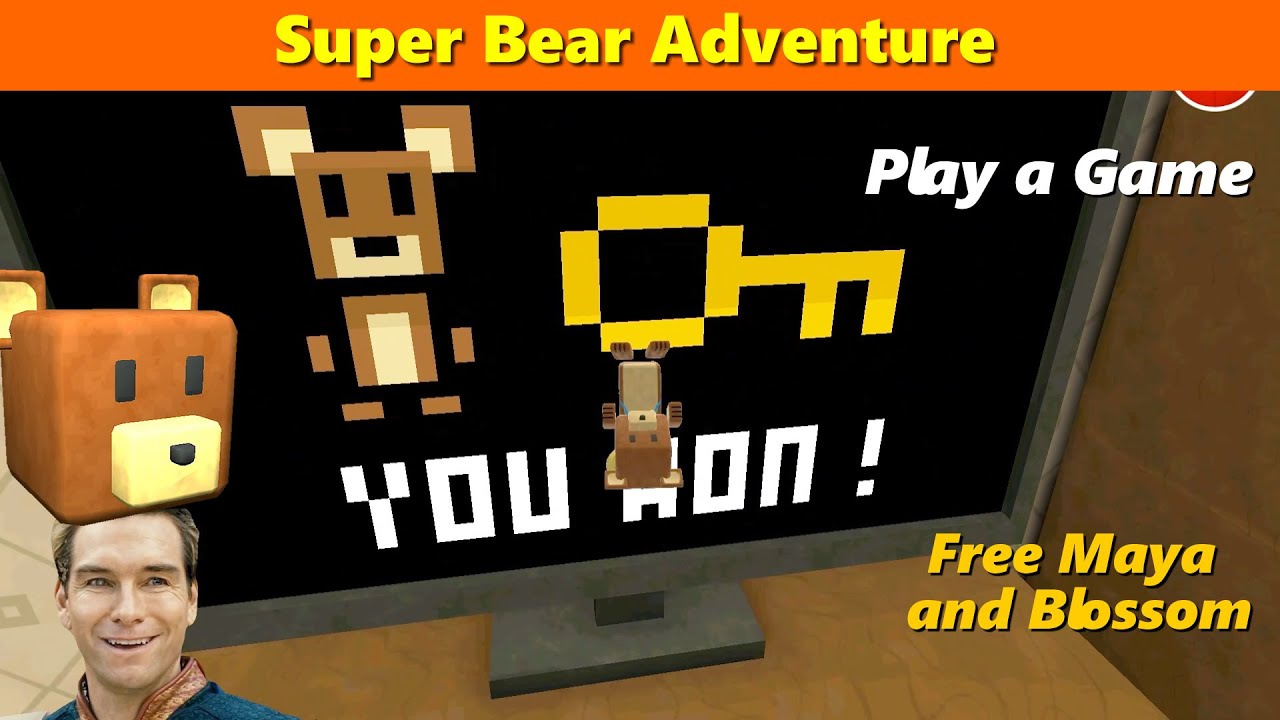 Play a game and free Maya and Blossom - Super Bear Adventures walkthrough